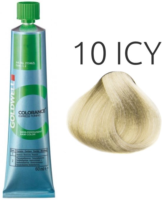 Goldwell - Colorance - Express Toning - 10 ICY - 60 ml | bol