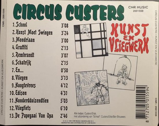 Kunst En Vliegwerk, Circus Custers | CD (album) | Muziek | bol