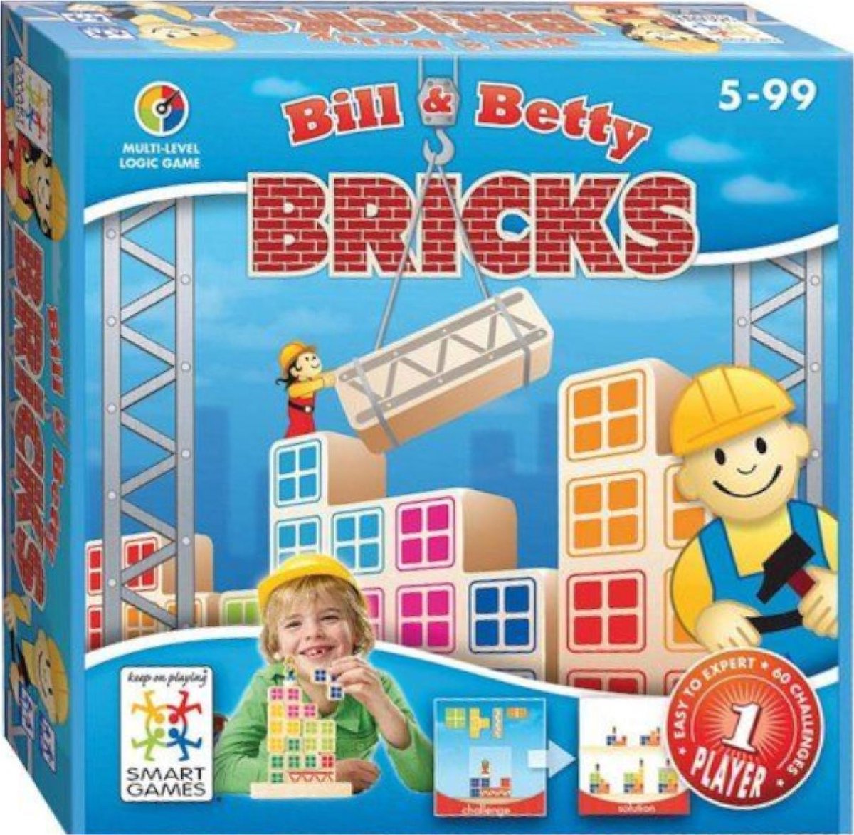 Smart Games Bill & Betty - Bricks | Games | bol.com