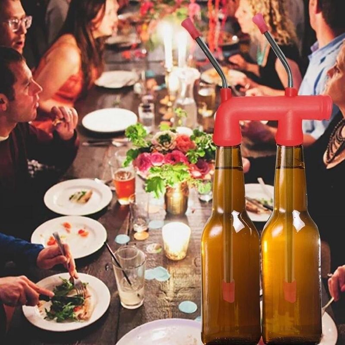 Biersnorkel voor Feestjes - Bier Atten Gadget – Makkelijk en Leuk om te ...