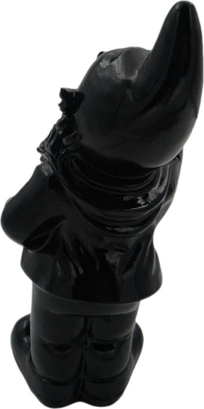 Stoobz kabouter fuck you zwart - kabouter met middelvinger - 20 cm ...