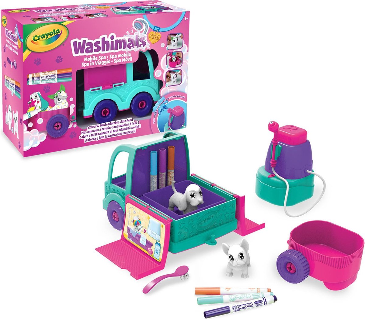 Crayola Washimals Spa Speelgoedauto | bol