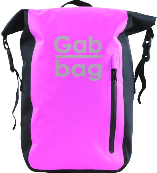 Gabbag Reflective 100% Waterdichte Rugzak 25 Liter - Roze | bol.com