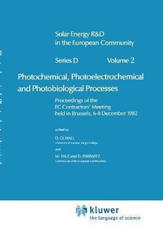 Solar Energy R&D in the Ec Series D:- Photochemical ...