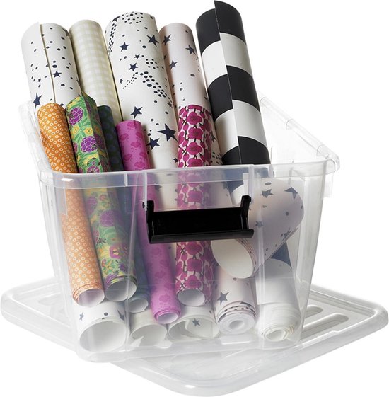 Containerbox met deksel - Plast Team HOME BOX 30L KWALITEIT | bol