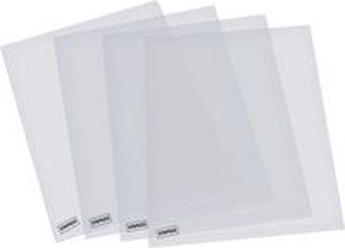 Staples Insteekmap U-model A5, 0,12 mm PP, transparant (pak 25 stuks) | bol