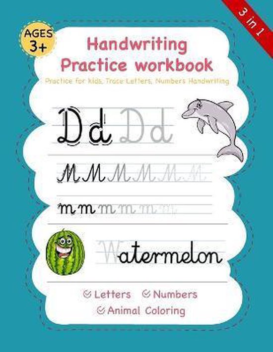 Handwriting Practice Workbook, Kids Activity Books | 9798666809365 ...