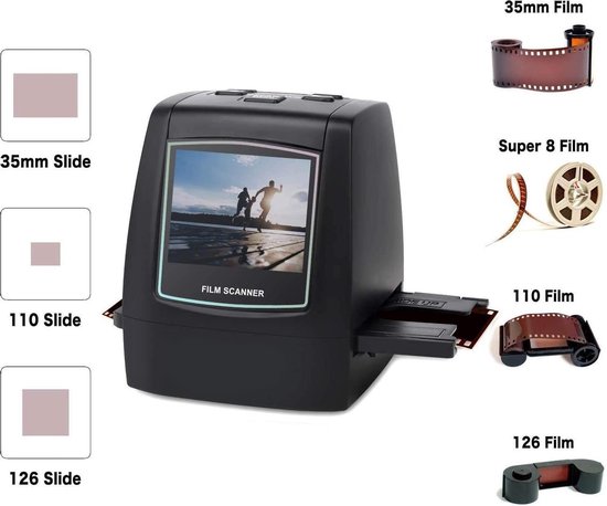 DIGITNOW! - Filmscanner - draagbare diascanner met display - 22 ...