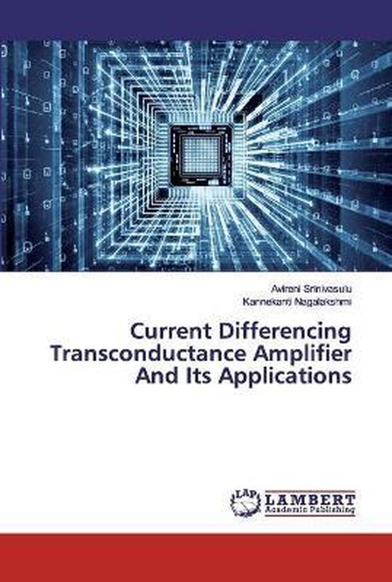 Current Differencing Transconductance Amplifier And Its Applications | 9786200211392 |... | bol.com
