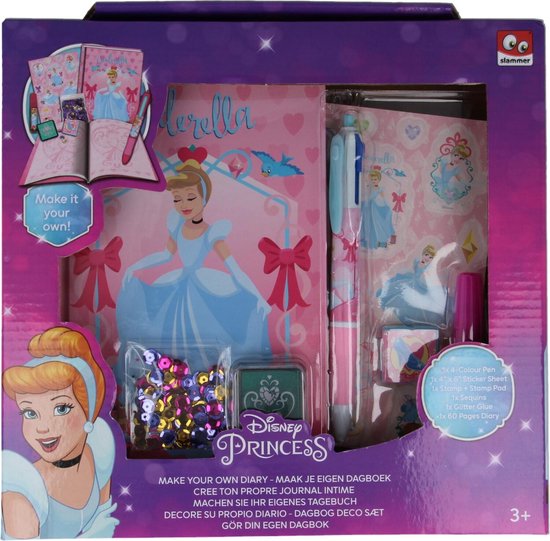 Disney Princess Make Your Own Diary Cinderella | bol
