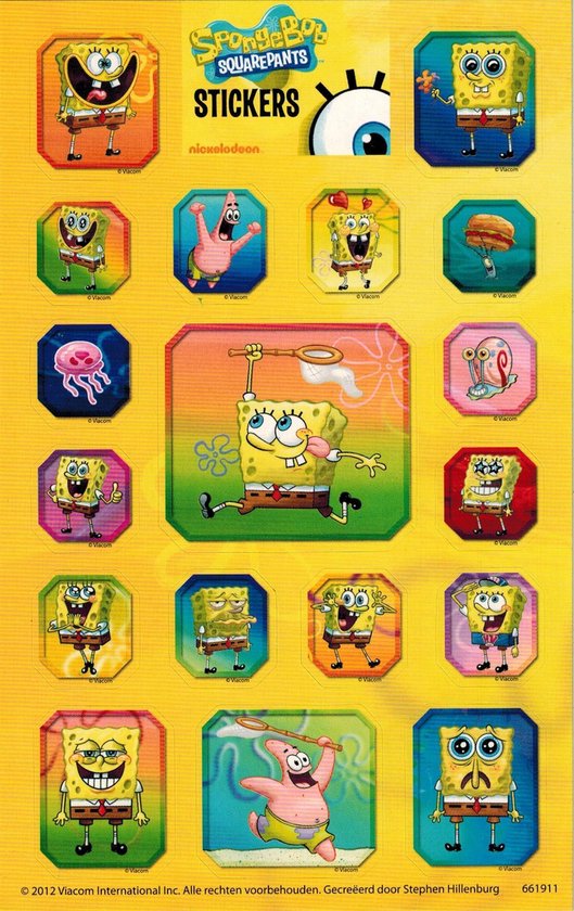 Stickers Spongebob Squarepants | bol.com