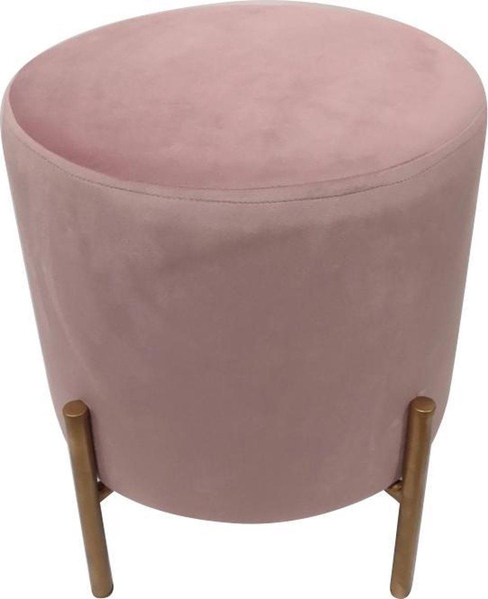 Kruk Fluweel – Ronde Velvet Zitkruk – Poef – Geschikt als ...