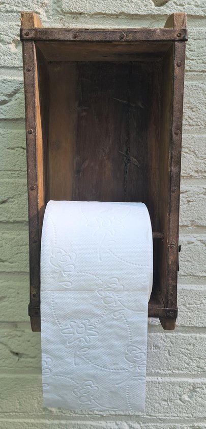 toiletrol houder industrieel - wc rol - houder - oud | bol