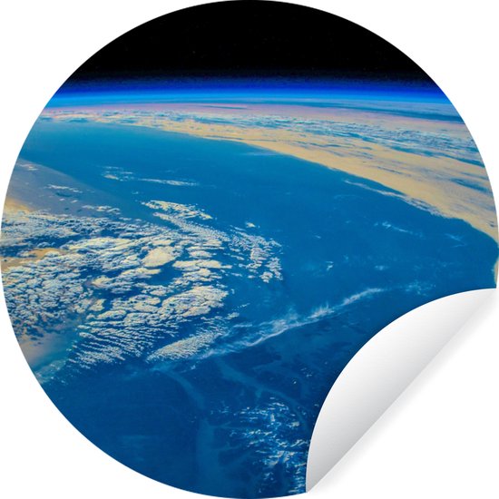 WallCircle - Muurstickers - Behangcirkel - Aarde - Ruimte - Lucht ...