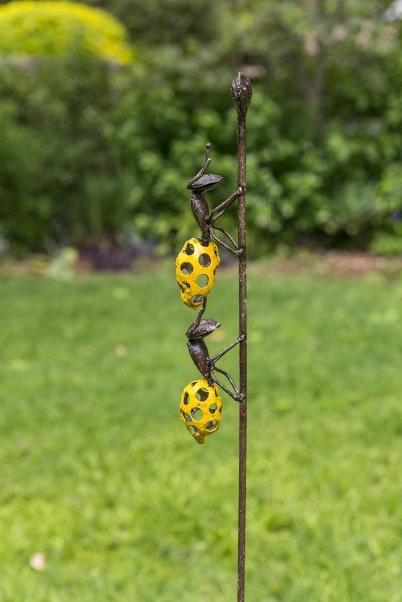 METAL MESH YELLOW ANTS ON STICK | bol.com