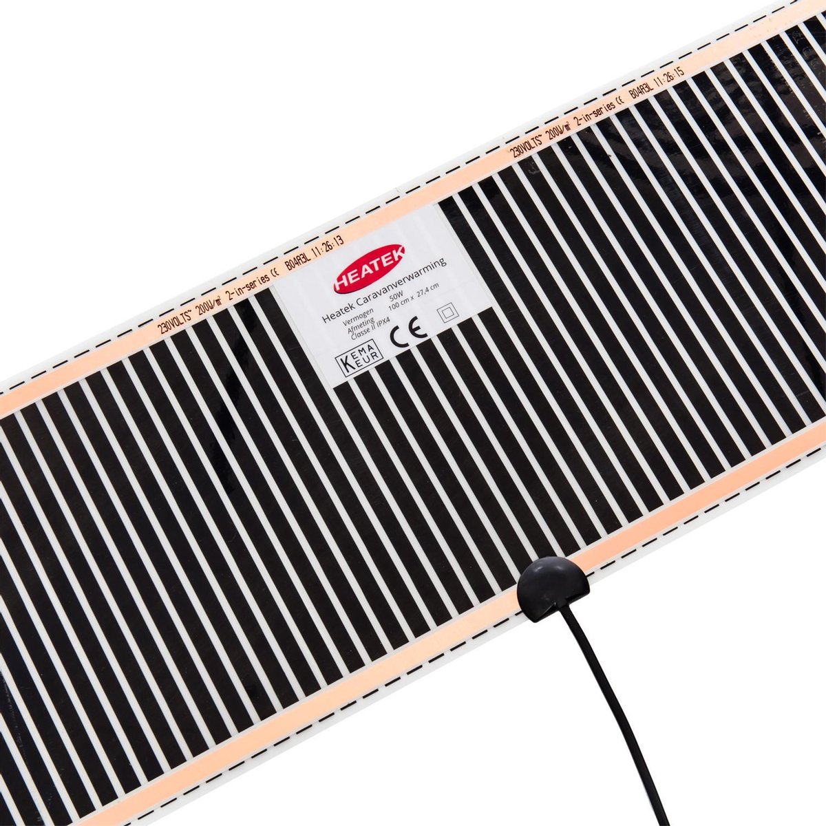 HEATEK Pro vloerkleed verwarming 200x27cm | 105W | Energiebesparend ...