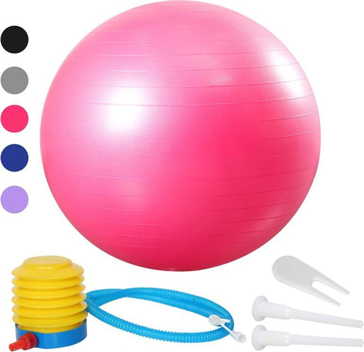 Fitness bal - Yoga bal - Gym bal - Pilates Bal - 75 cm - incl. Pomp ...