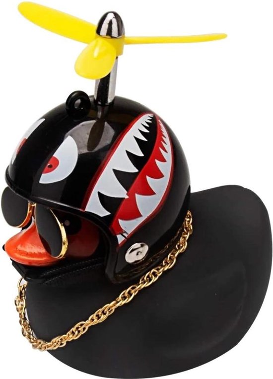 Auto decoratie Ornament-decoratie ducky met helm-Eend Met Helm-Auto ...