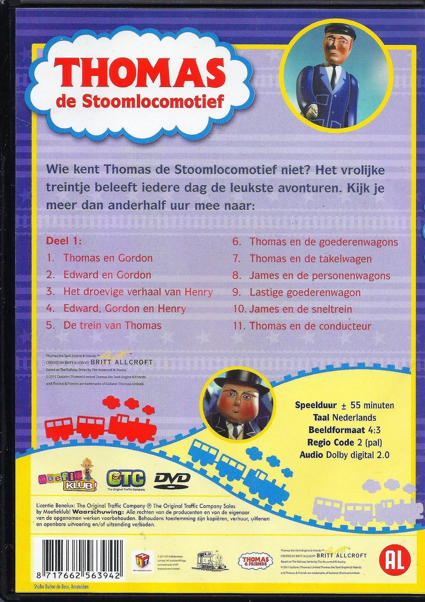 Thomas de stoomlocomotief - Thomas & Gordon (DVD) | DVD | bol.com