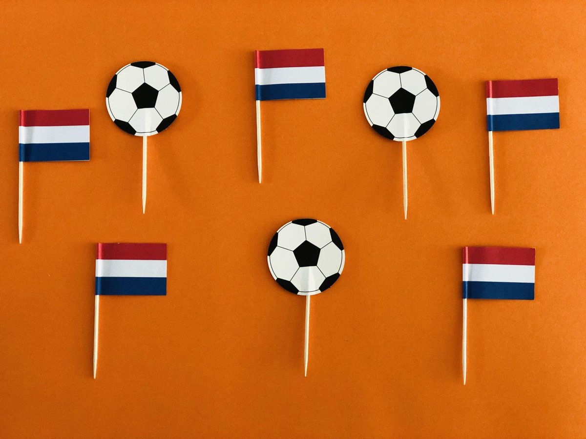 EK Voetbal cupcake prikkers pakket | 20 stuks | cupcake - cupcake ...