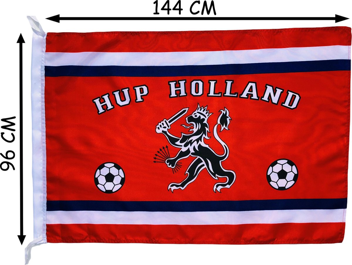 bol.com | Holland Oranje vlag met Leeuw - 144 x 96 cm - EK - WK ...
