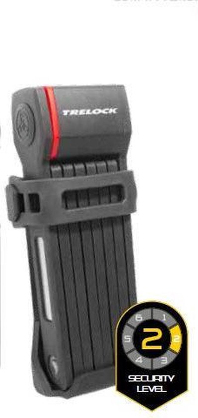 Trelock Vouwslot FS 280 Two.Go 80 cm X-Move zwart | bol.com