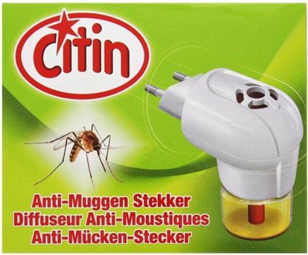 Citin - Insecten Bestrijding - Anti Mug Stekker - Muggenverjager - 45 ...
