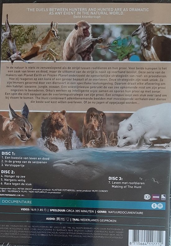 Bbc Earth; The Hunt (Dvd) | Dvd's | bol.com