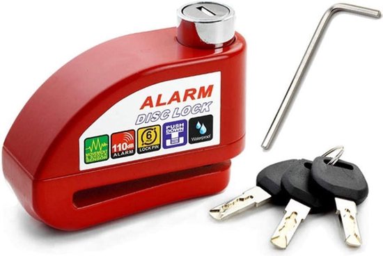 VINZ Elbroes Schijfremslot / Remschijfslot met Alarm / Motorslot ...