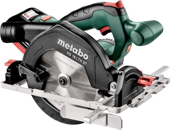 Metabo KS 18 LTX 57 18V LiHD accu cirkelzaag set in Metaloc (2x 8,0Ah ...