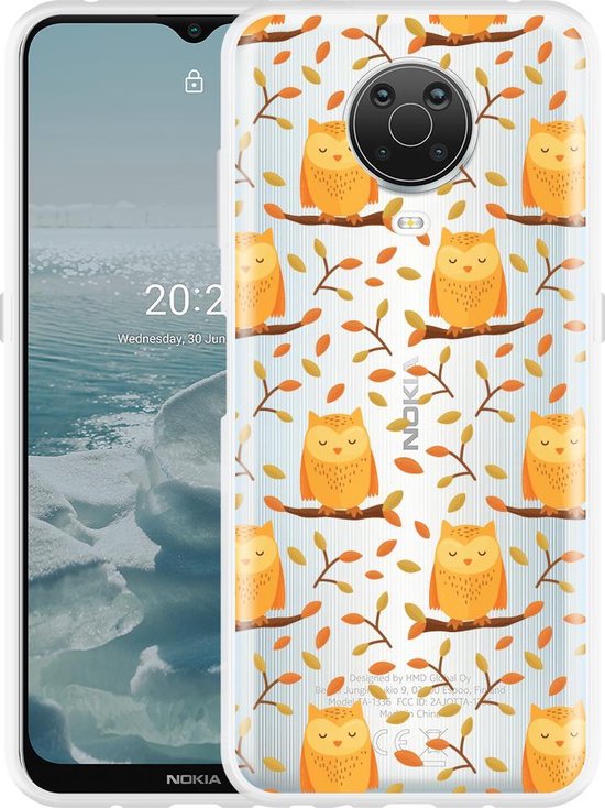 Nokia G20 Hoesje Cute Owls - Designed by Cazy | bol