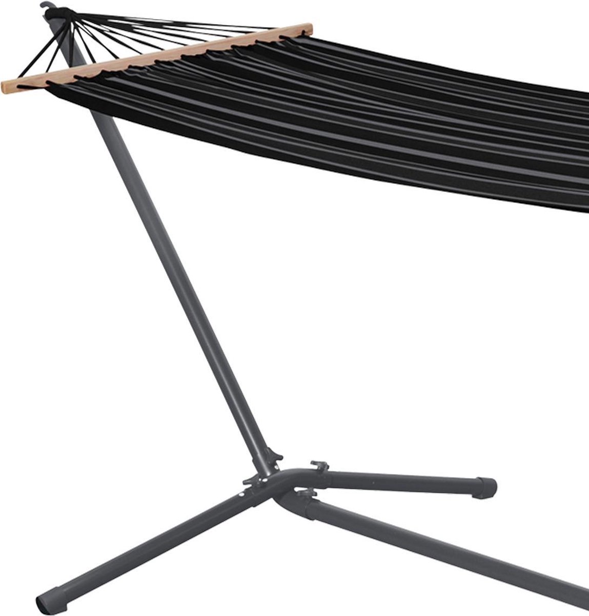 Hangmat met metalen frame van WDMT™ | 200 x 120 cm | Metalen frame en ...