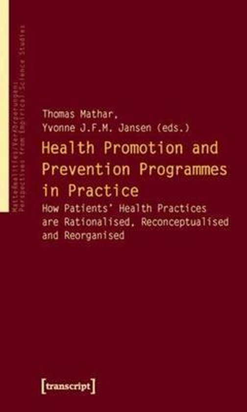 Health Promotion and Prevention Programs in Practice | 9783837613025 ...