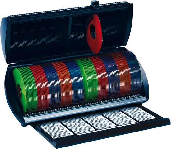 MediaRange | Selector | 100 Disc | Zwart | bol