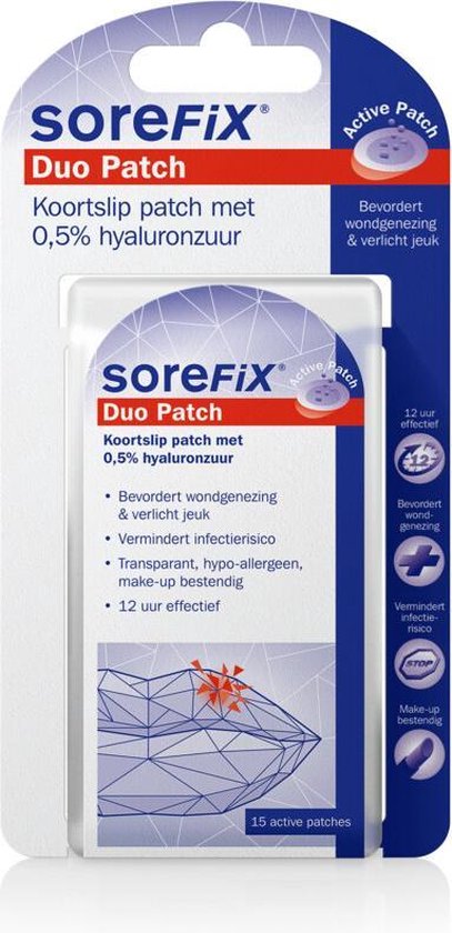 Sorefix Duo Koortslip Patch - 12 x 15 stuks - Voordeelverpakking | bol