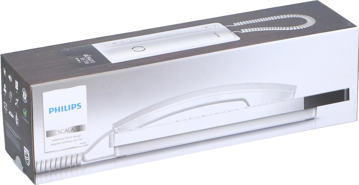Philips M110w/38 Vaste Telefoon Scala-model Wit | bol.com