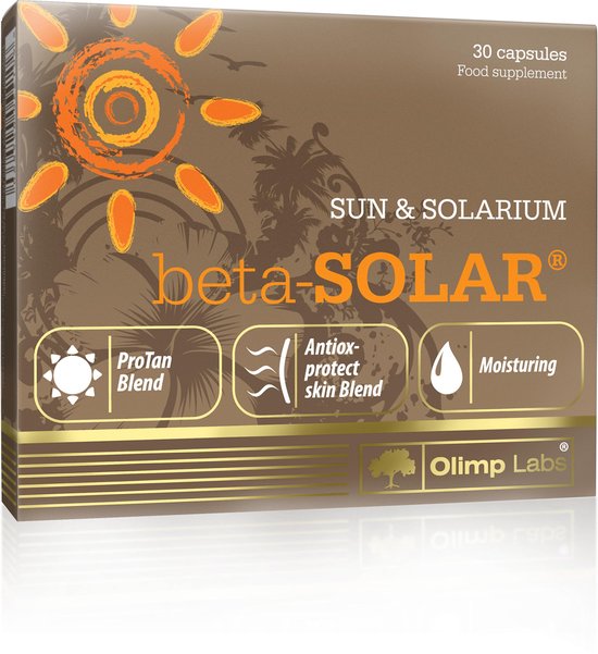 Beta-Solar 30 capsules met 15 mg beta-caroteen, Gezonde pigmentatie en ...