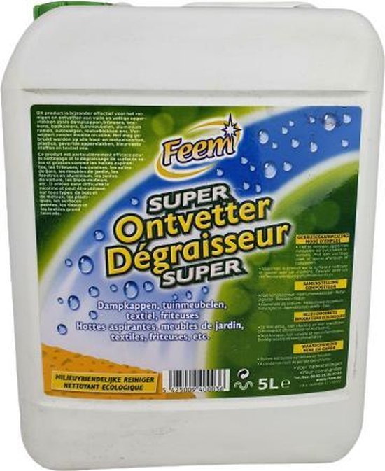 Super Ontvetter - Wit - Kunststof - 5 Liter | bol.com