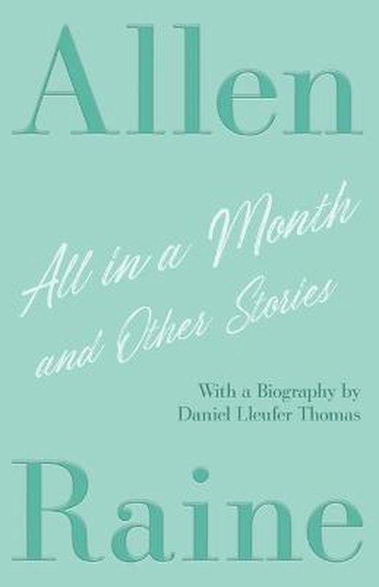 All in a Month and Other Stories, Allen Raine | 9781528718097 | Boeken ...