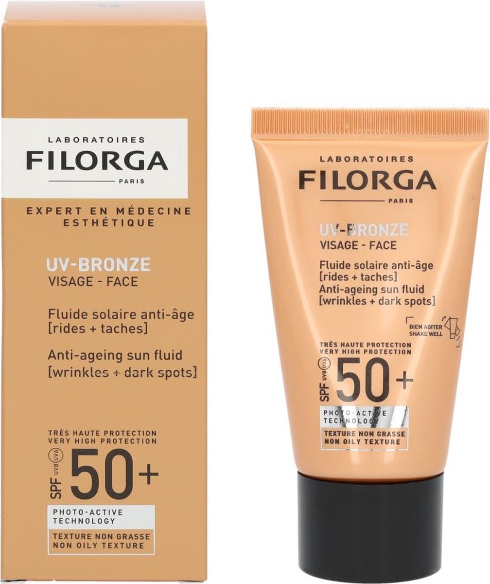 Filorga Les Solaires UV-Bronze Visage Fluide SPF50+ 40ml | bol.com