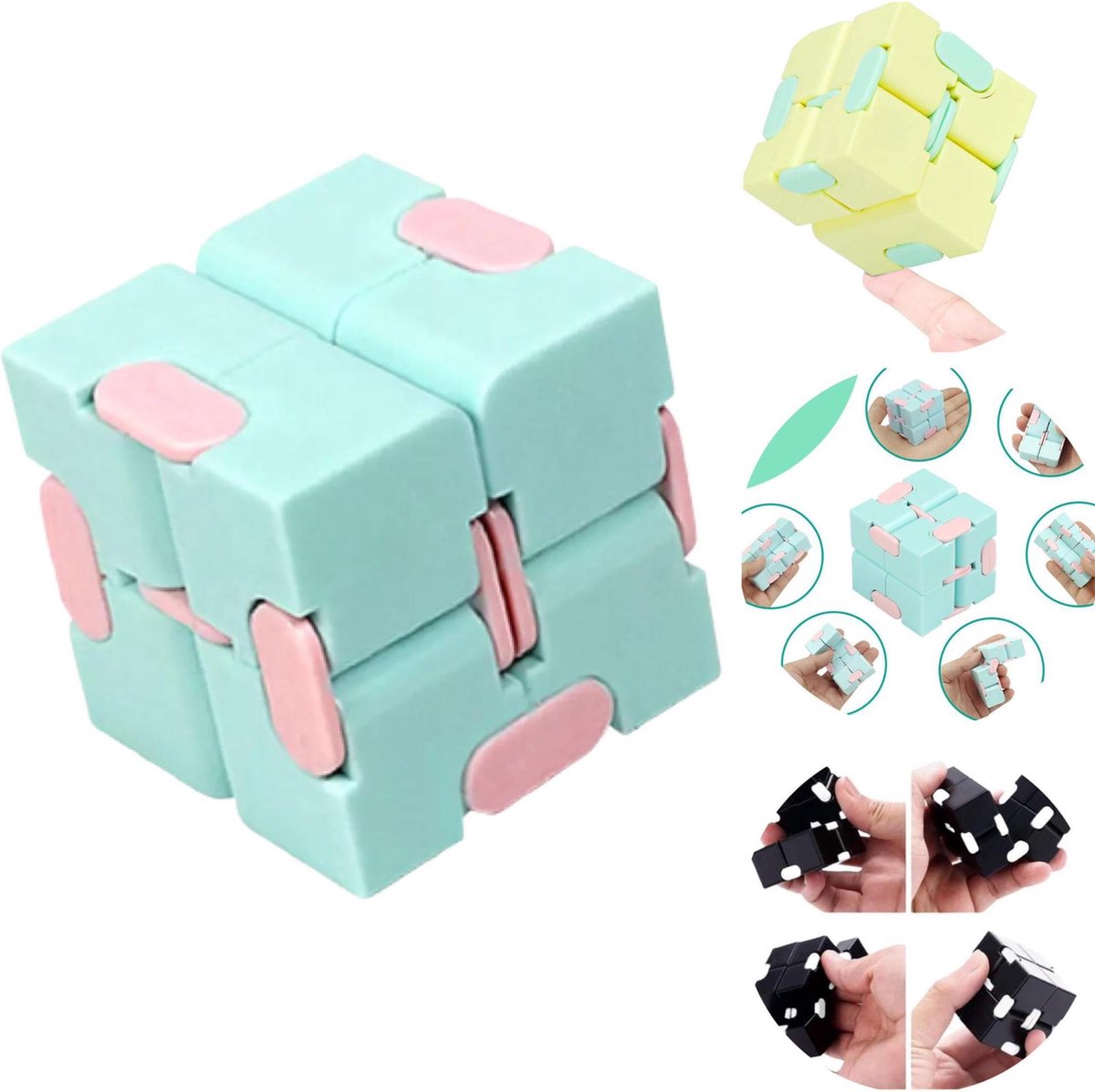 Case4You Infinite Magic Cube - Friemelkubus - Infinity Cube - Fidget ...