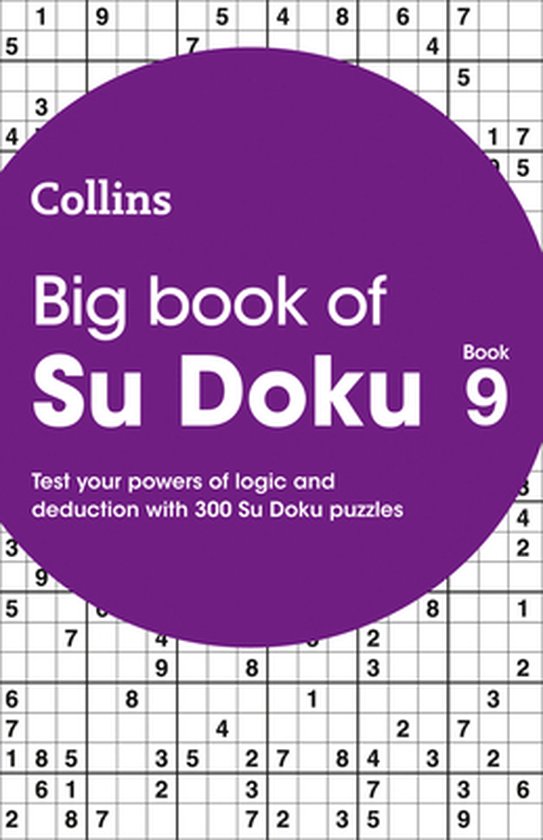 Collins Su Doku- Big Book of Su Doku 9, Collins Puzzles | 9780008469924 ...