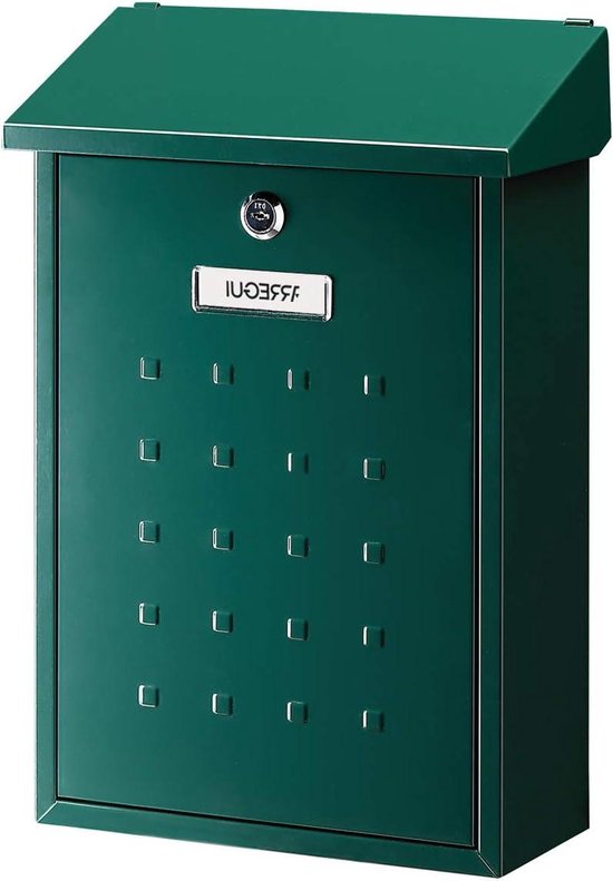 Galvanized Steel Mailbox Size M A4 Post Outdoor Wall Mailbox - Name ...