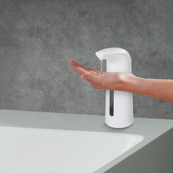Infrared Automatic Soap and Disinfectant Dispenser - White, Contactless ...