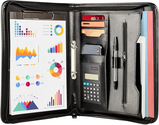 Portfolio Presentation Folder - A4 Size - Imitation Leather - Storage ...