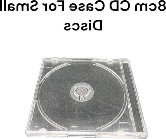 Transparante CD-hoezen voor 8 cm discs - 25 stuks | bol