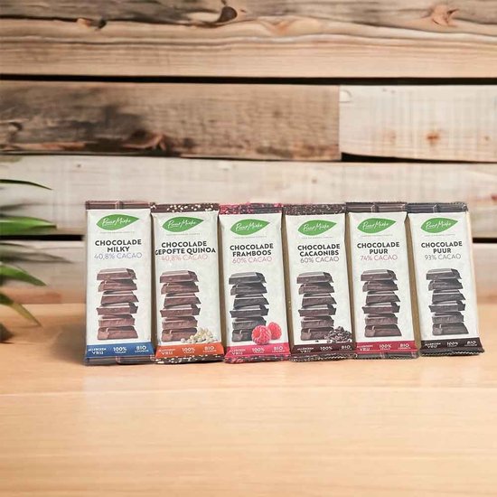 Chocoladereep Cacaonibs - 60% Cacao - BIO | bol