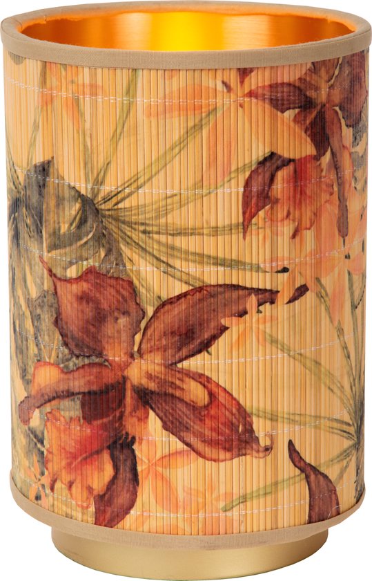 Lucide TANSELLE - Tafellamp - Ø 15 cm - 1xE14 - Multicolor | bol