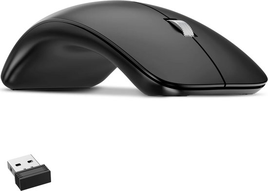 Ergonomische Draadloze Muis - Draadloos 2.4Ghz - Laptop Muis - Geschikt ...