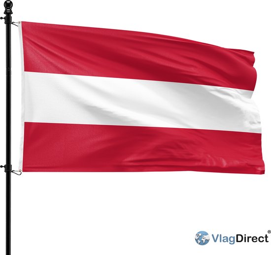 VlagDirect - Oostenrijkse vlag - Oostenrijk vlag - 90 x 150 cm. | bol